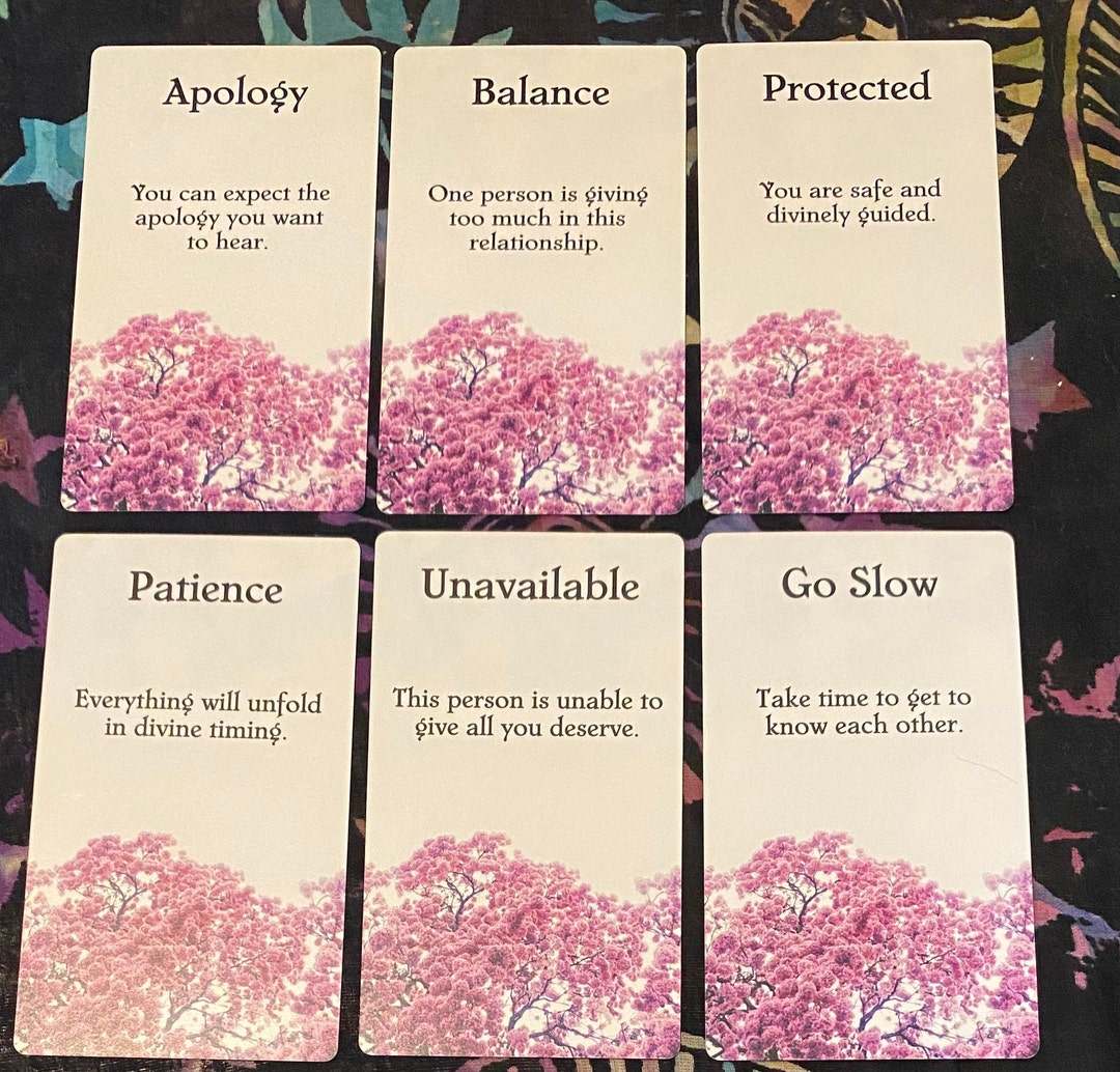Messages of Love Oracle Messages From Your Person 6 Message Cards Cards ...