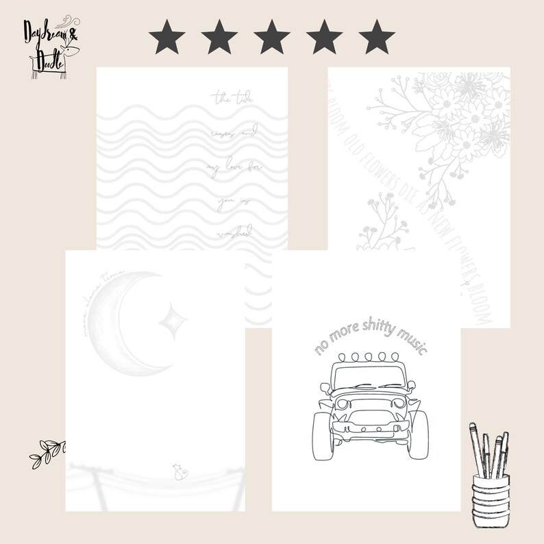 Heartbreak Coping Adult Colouring Pages Artist Paint Instant Download ...