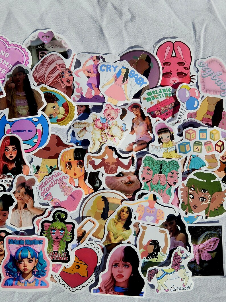 Melanie Martinez Sticker Pack – 40pcs | Cry Baby, K-12 & Portals Fan ...