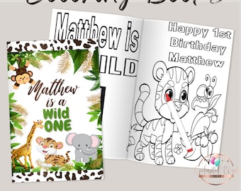 Wild One Coloring - Etsy