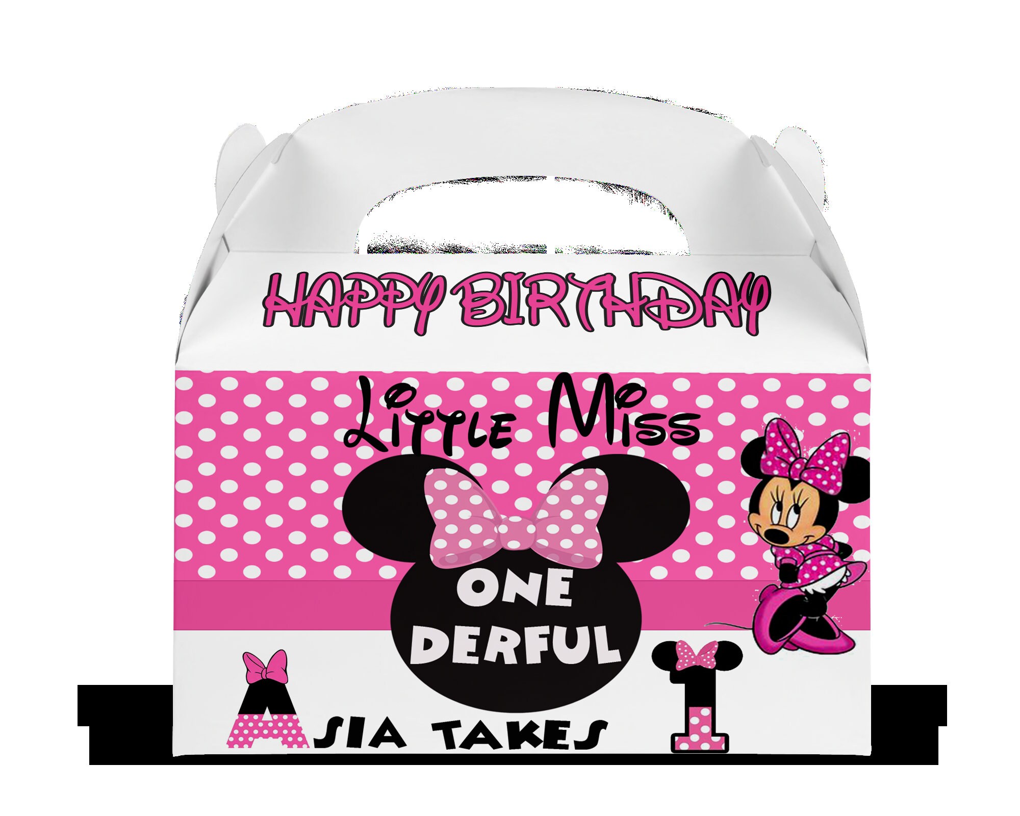 Little Miss Onederful Gable Boxes - Etsy