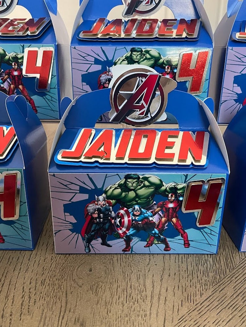Avengers Gable Box - Etsy