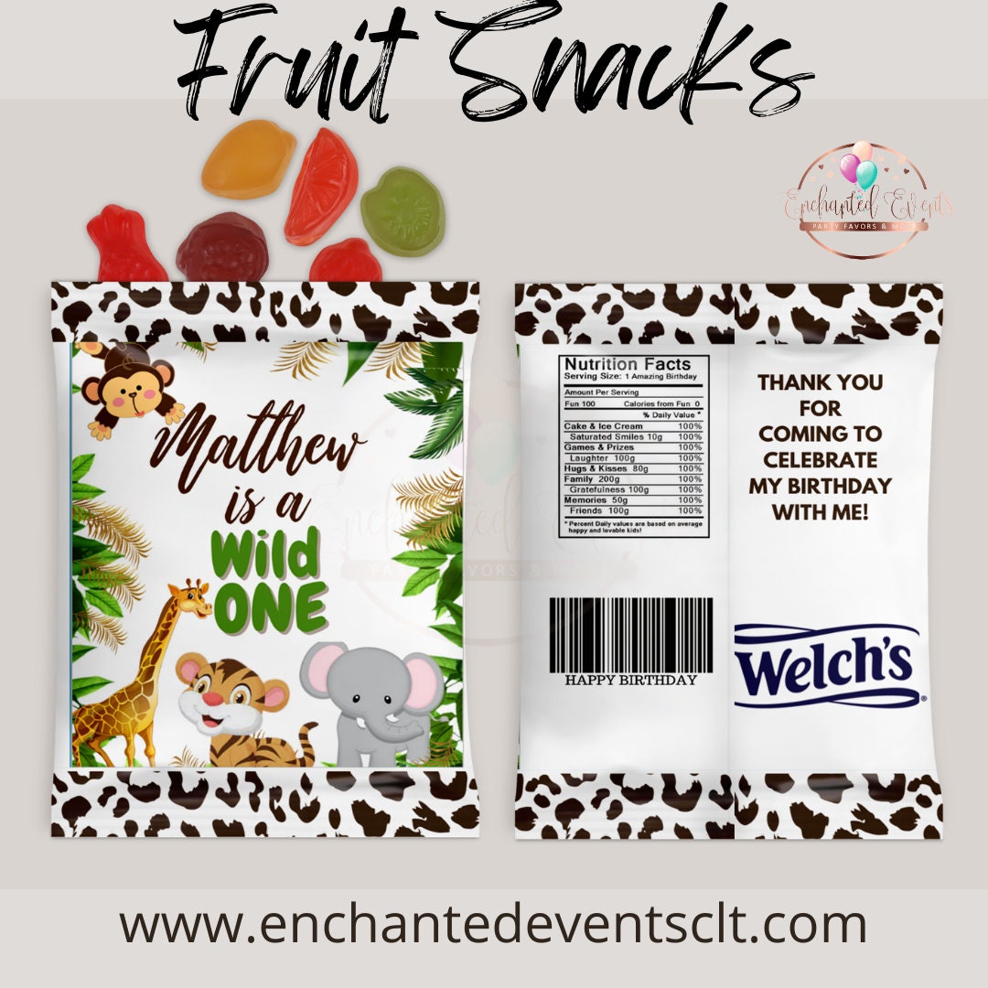 Custom Fruit Snacks - Etsy