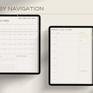 Weekly Digital Planner 2023 2024 Dated Mid Year Weekly, Monthly Pages ...