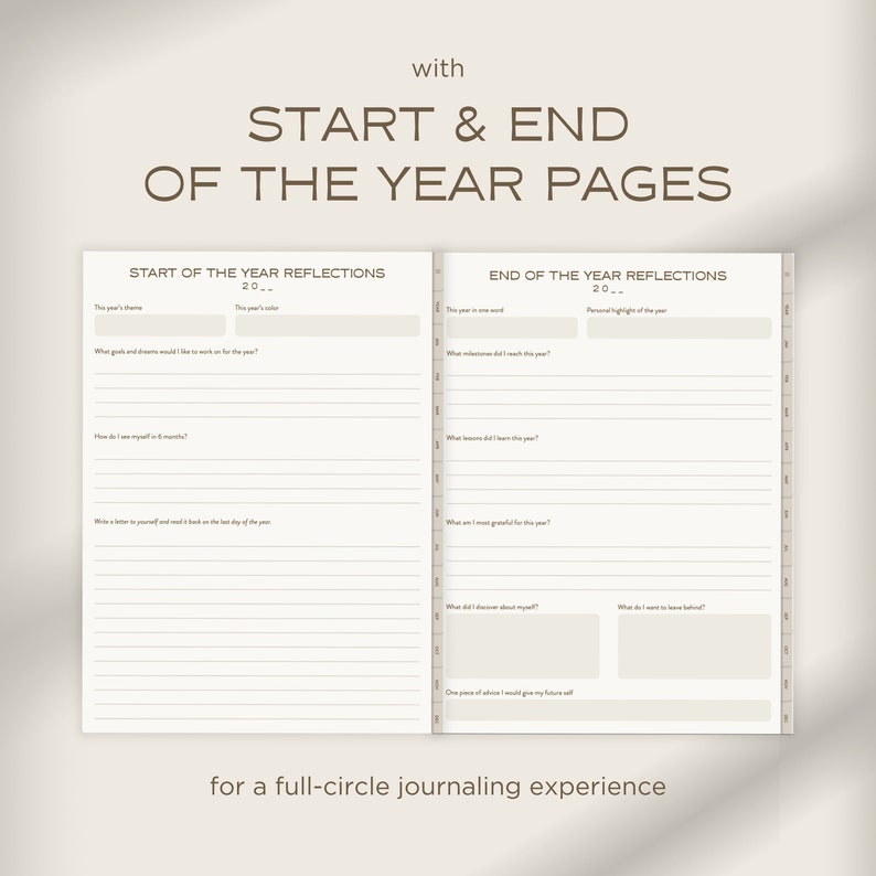 5-year Daily Journal: One Question a Day (digital iPad Planner) - Etsy