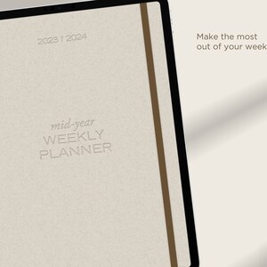 Weekly Digital Planner 2023 2024 Dated Mid Year Weekly, Monthly Pages ...