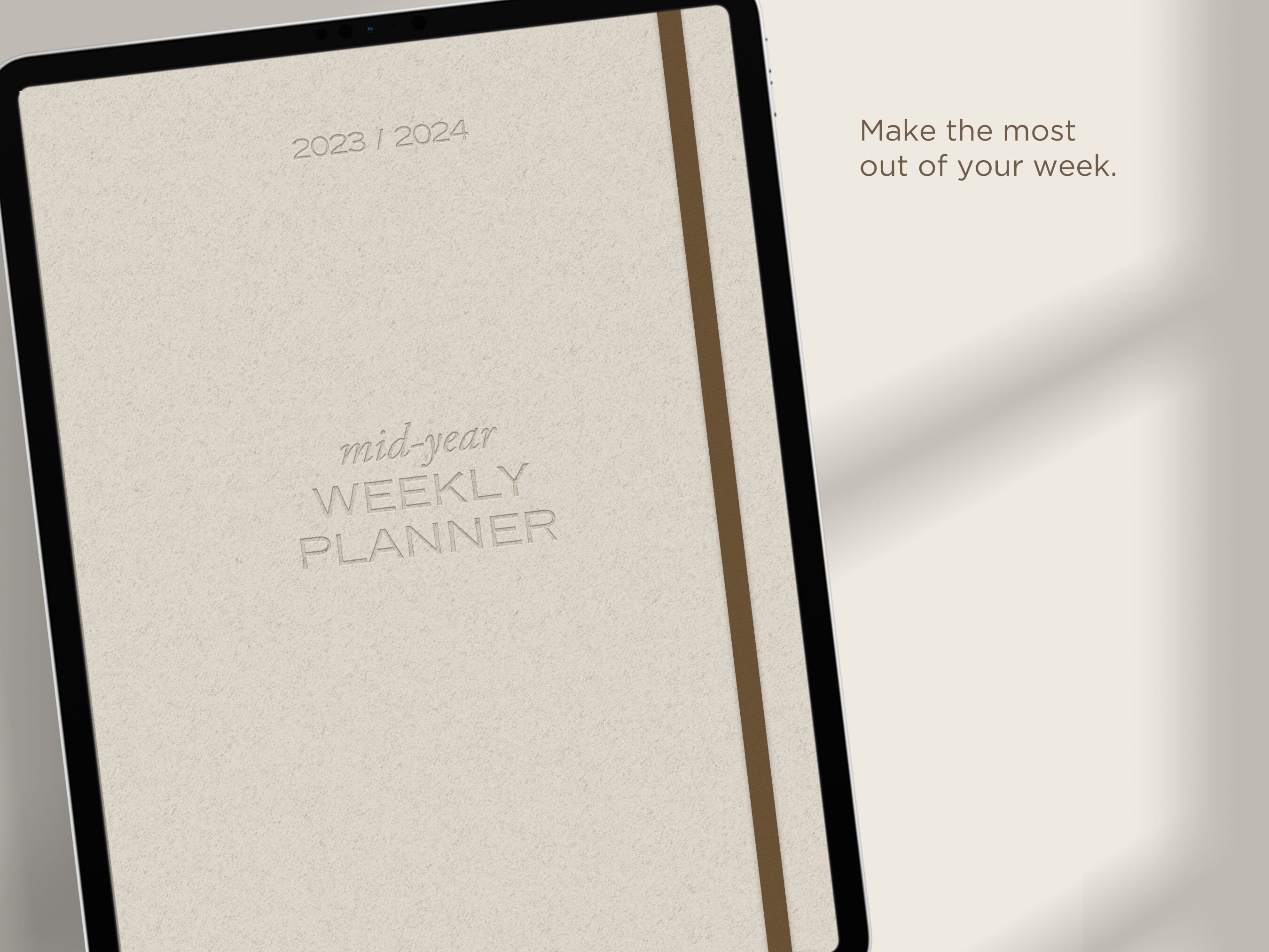 Weekly Digital Planner 2023 2024 Dated Mid Year Weekly, Monthly Pages ...