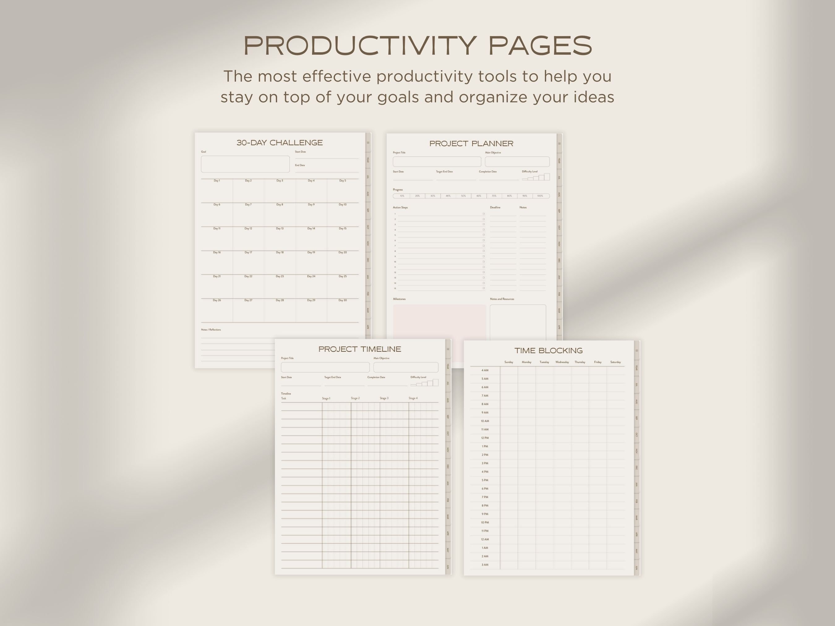 Weekly Digital Planner 2023 2024 Dated Mid Year Weekly, Monthly Pages ...