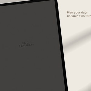 Dark Mode Digital Planner Minimalist Undated Planner for iPad Goodnotes ...