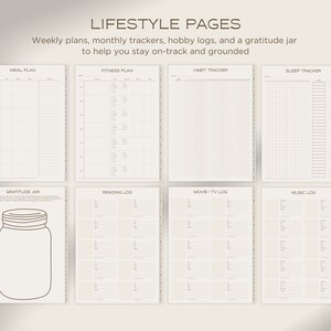 Weekly Digital Planner 2023 2024 Dated Mid Year Weekly, Monthly Pages ...