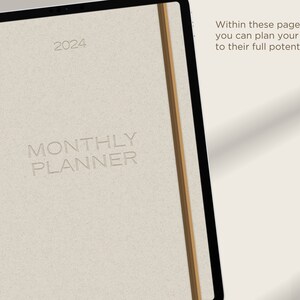 2024 Monthly Digital Planner Dated Monthly Calendar Template for iPad ...