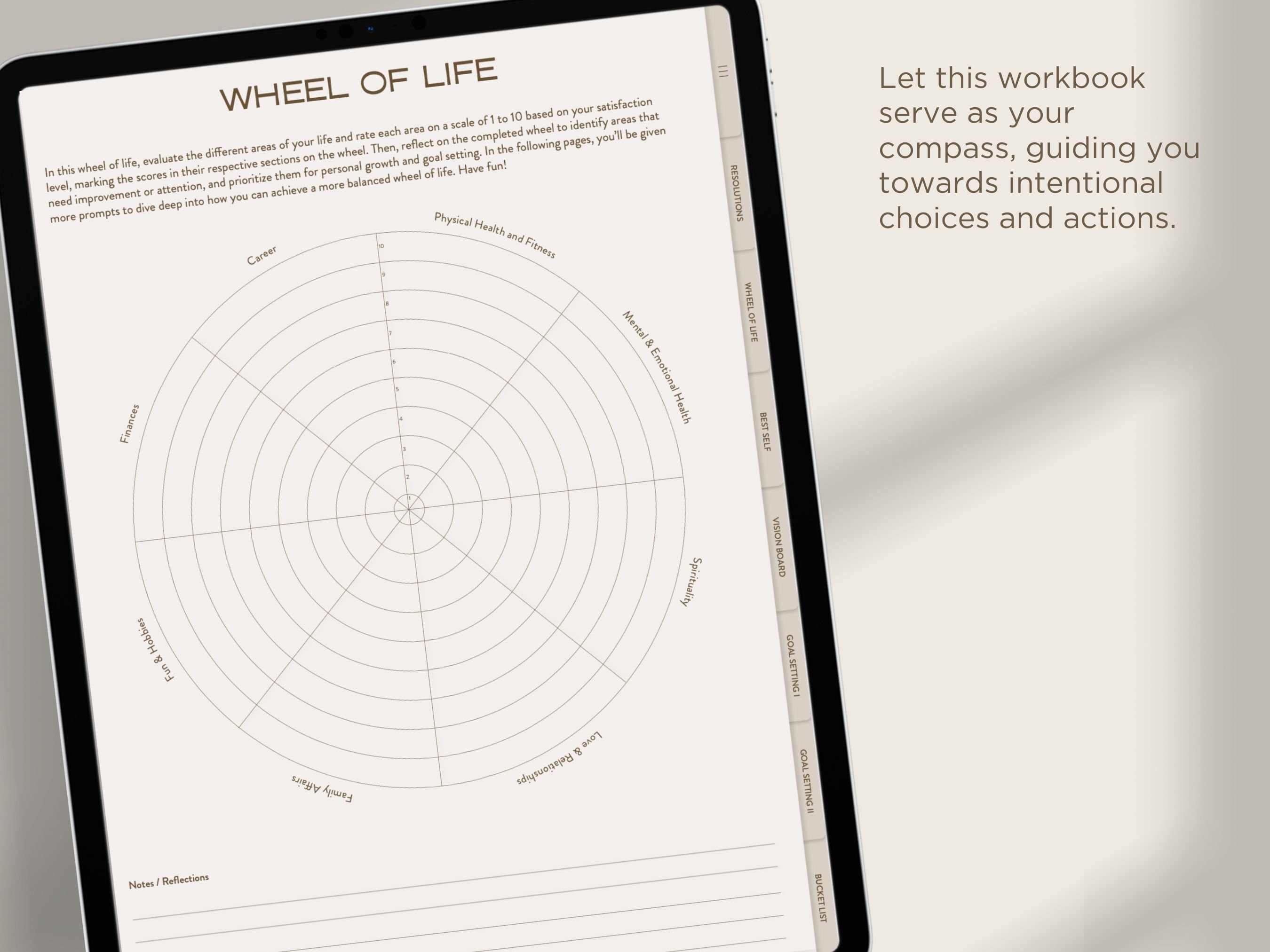 Life Coach Worksheets | Mini Digital Workbook for iPad Goodnotes and ...