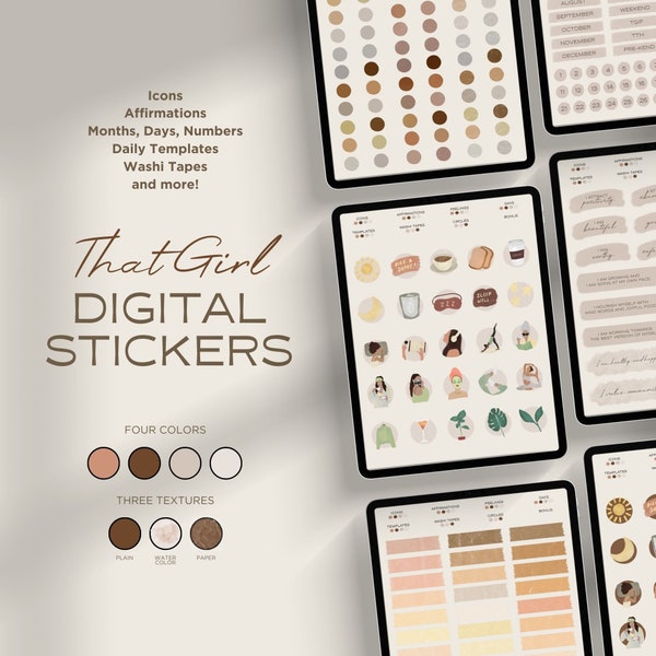 iPad Planner Aesthetic Stickers - Etsy