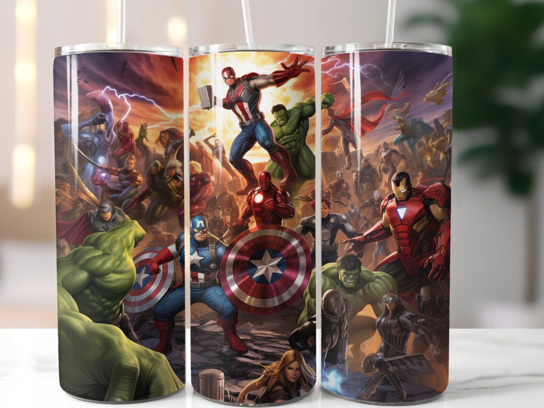 Marvel Comics PNG Tumbler Wrap Christmas Tumbler Wrap 20oz - Etsy