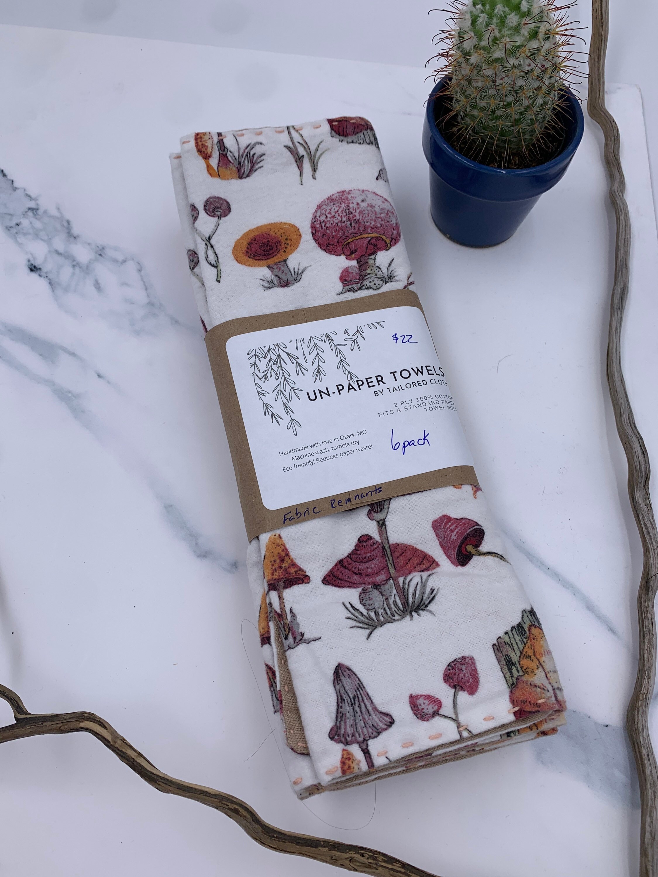 2 Ply Unpaper Towels, Paperless Paper Towels, Reusable Paper Towels, Un ...