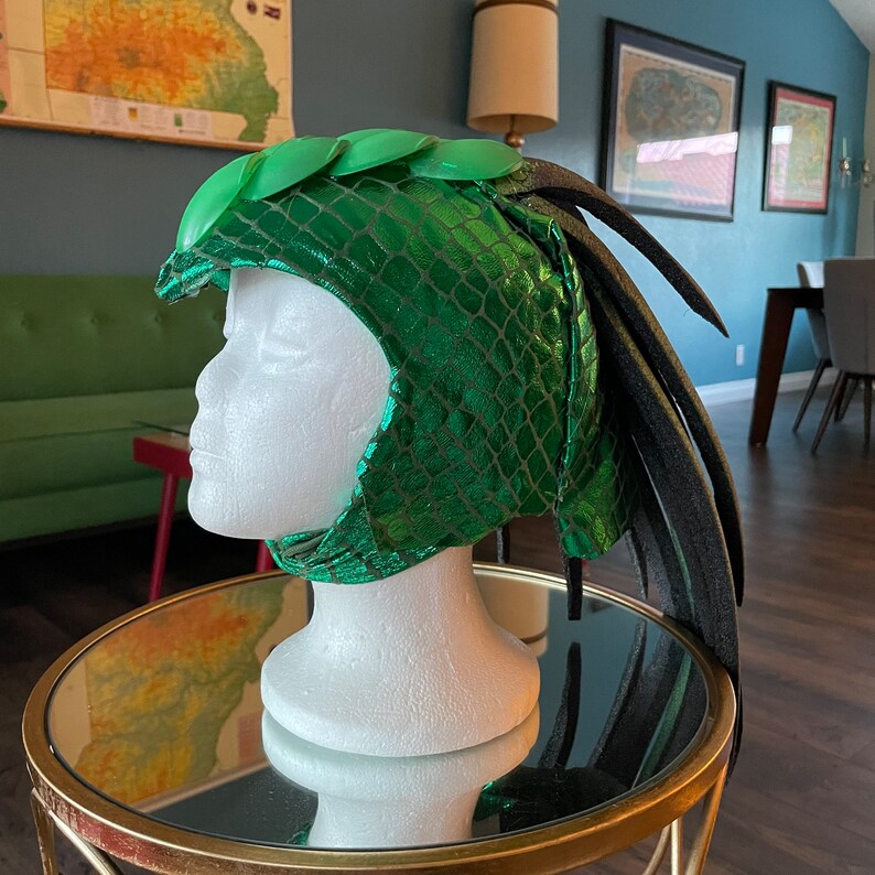 Green Alien Costume Sexy Burlesque Headdress Dancer - Etsy