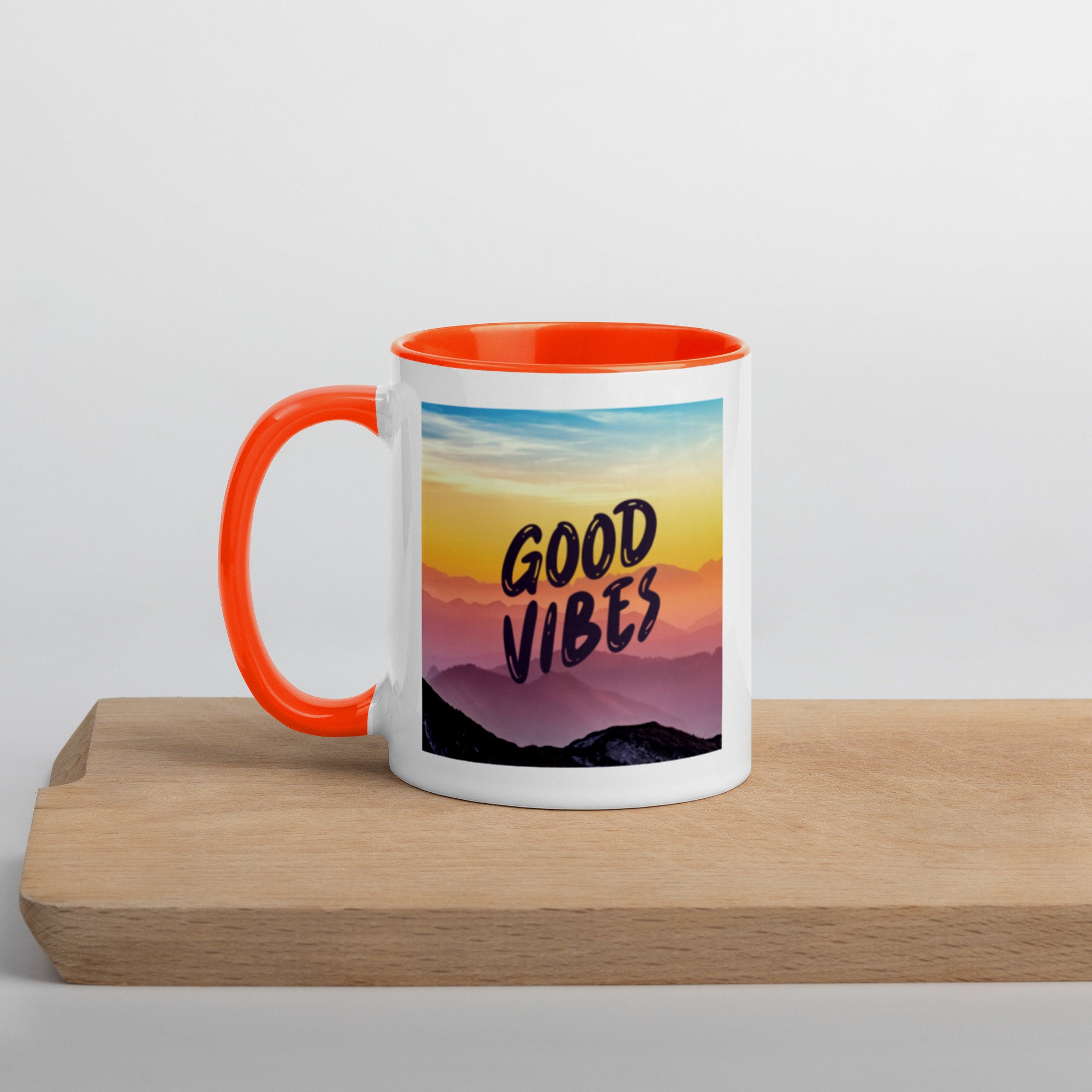 Notary Public Good Vibe Mug With Color Inside - Etsy