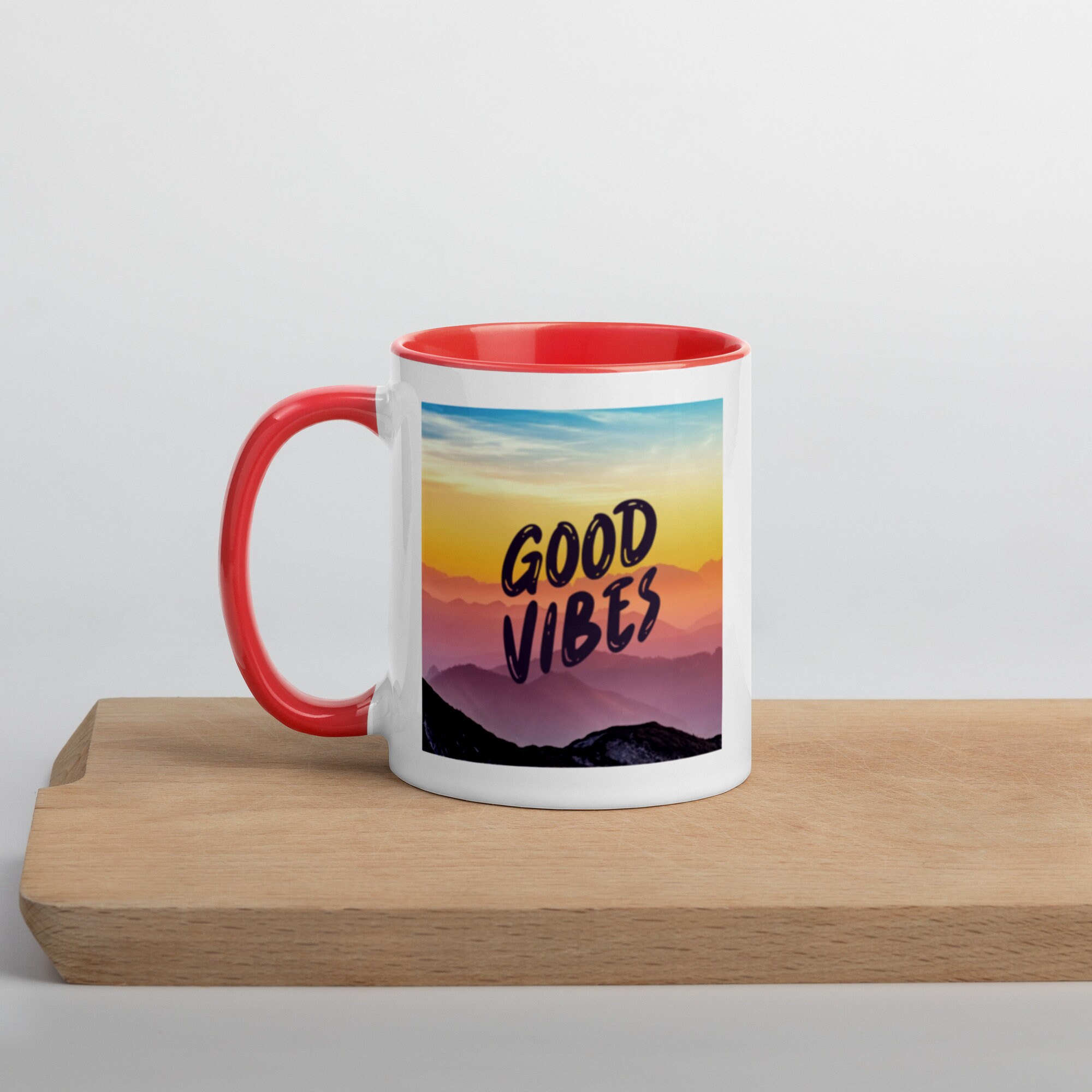 Notary Public Good Vibe Mug With Color Inside - Etsy