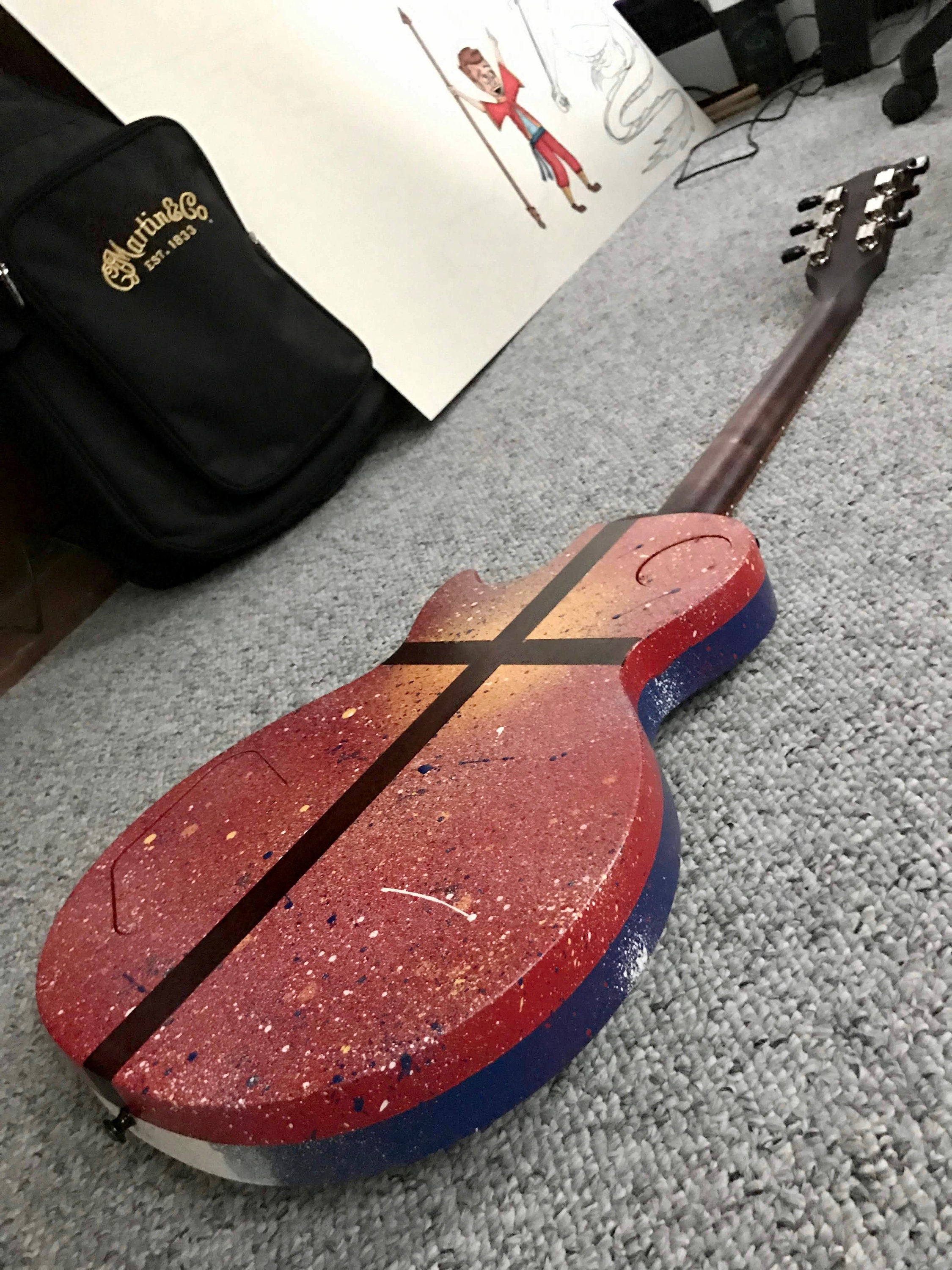 Custom Painted Gibson LPJ - Etsy