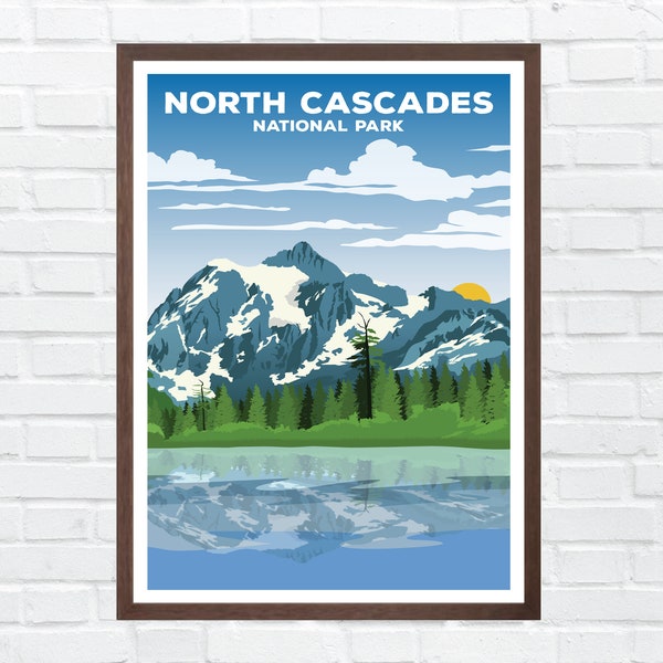 North Cascades National Park Art - Etsy