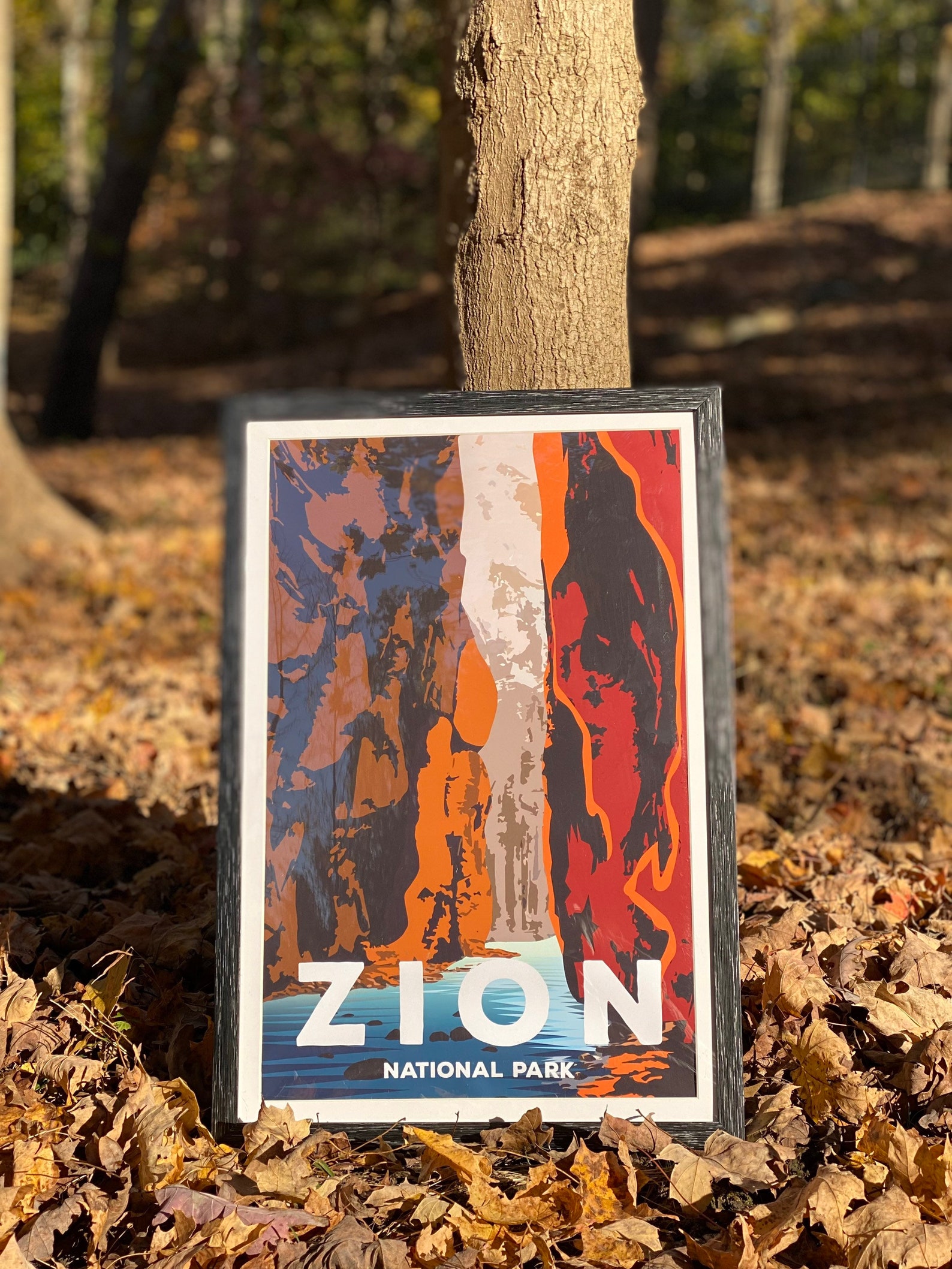 Zion National Park Poster Zion Wall Art Print - Etsy