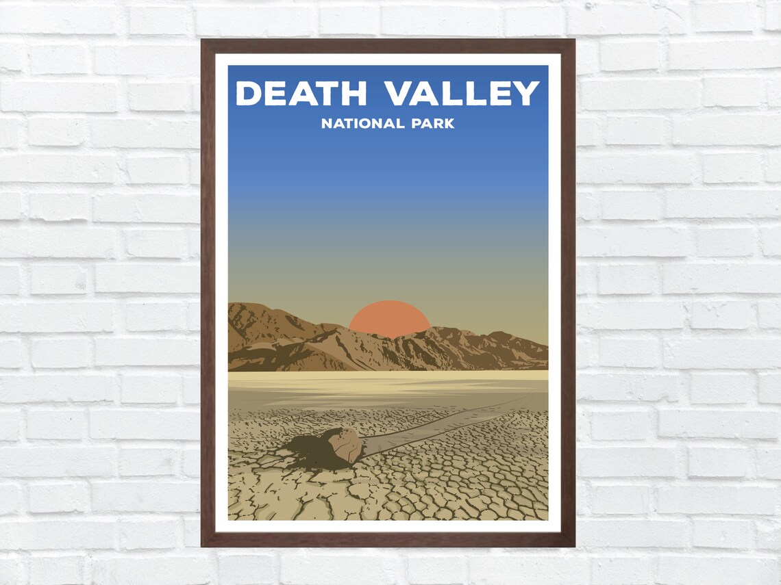 Death Valley National Park Poster Death Valley Wall Art | Etsy