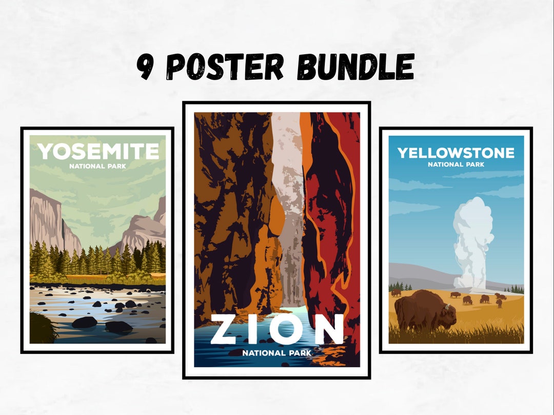 9 Poster Bundle! - Etsy