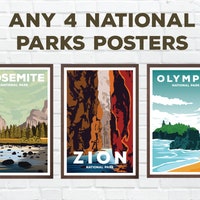 National Park Poster - Etsy