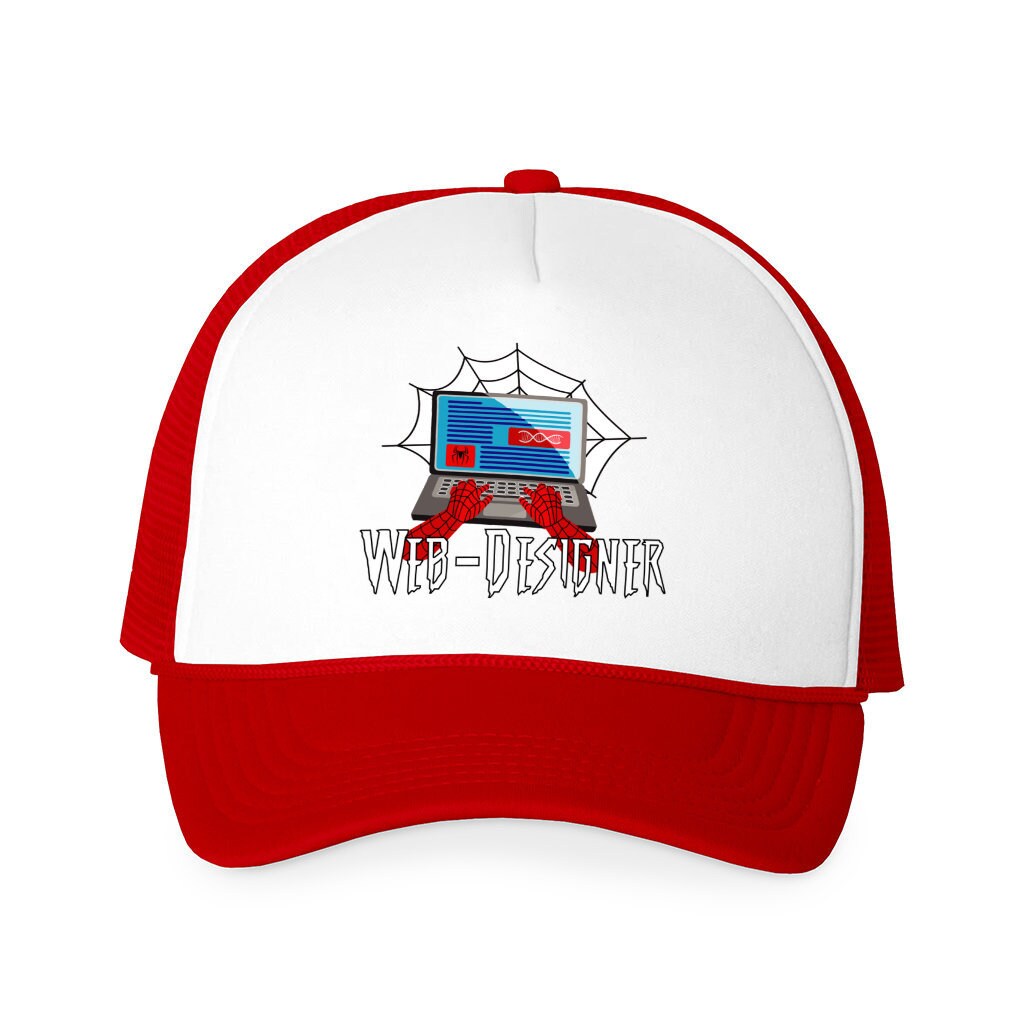 Web Designer Spider-man Inspired Foam Trucker Cap - Etsy