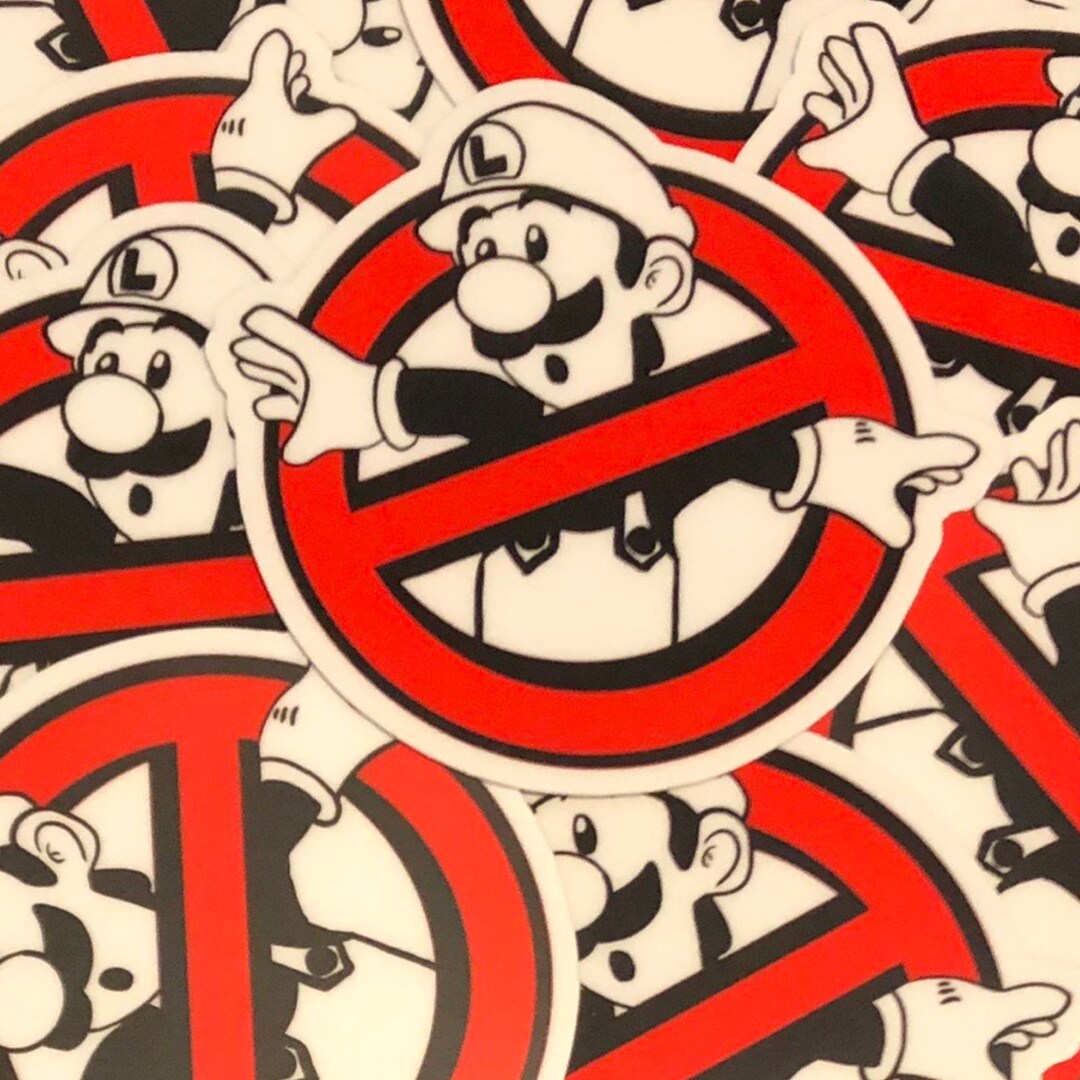 Luigis Boo Busters Sticker - Etsy