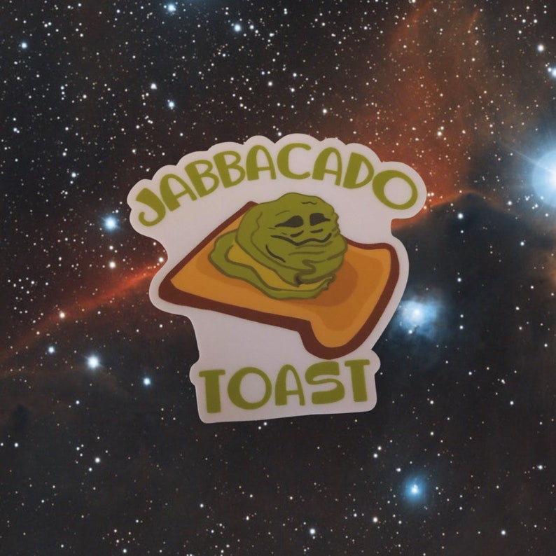 Jabbacado Toast Sticker - Etsy