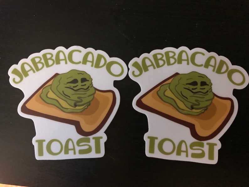Jabbacado Toast Sticker - Etsy