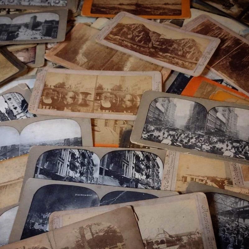 Stereoscope Cards - Etsy