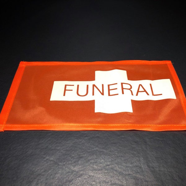 Hearse Funeral Flag - Etsy