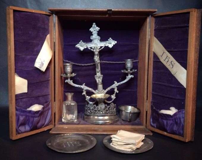 Antique 19th Century Catholic Last Rites Call Box - Etsy