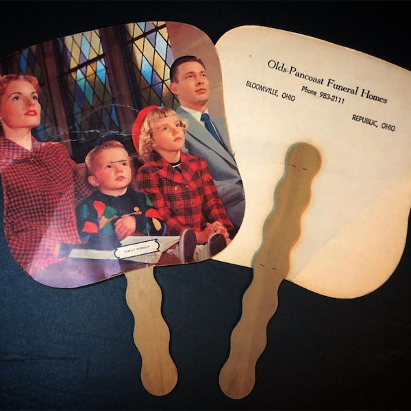 Funeral Fans - Etsy