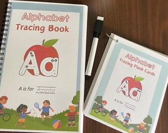 ABC Coloring Book, Alphabet Tracing Cards Worksheets, Alphabet Tracing ...