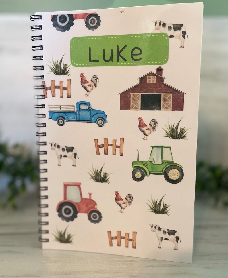 Personalized Notebook for Kids 5.5” X 8.5”, Gift for Kids, Personalized ...