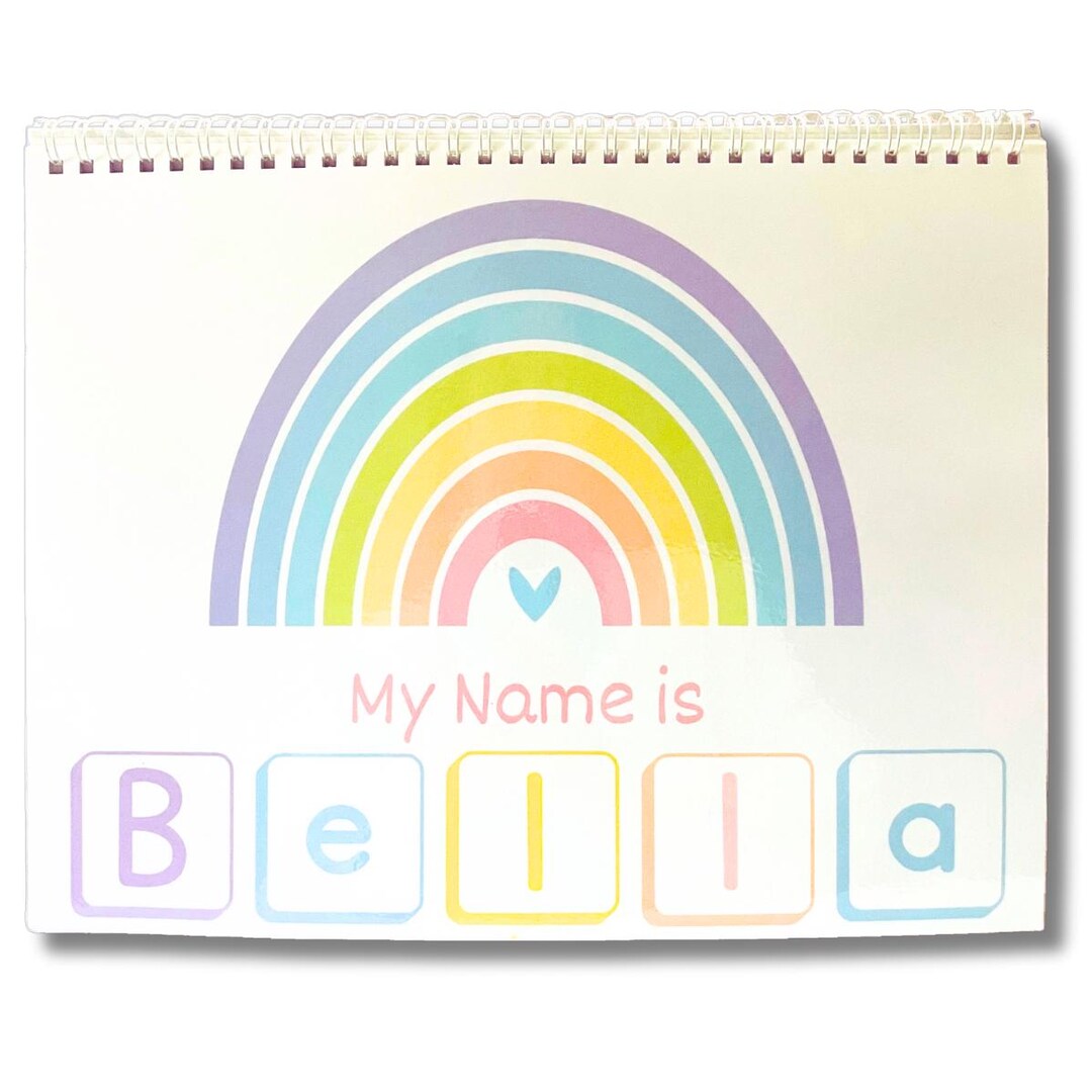 Personalized Name Workbook (printed and Assembled) With Activities to ...