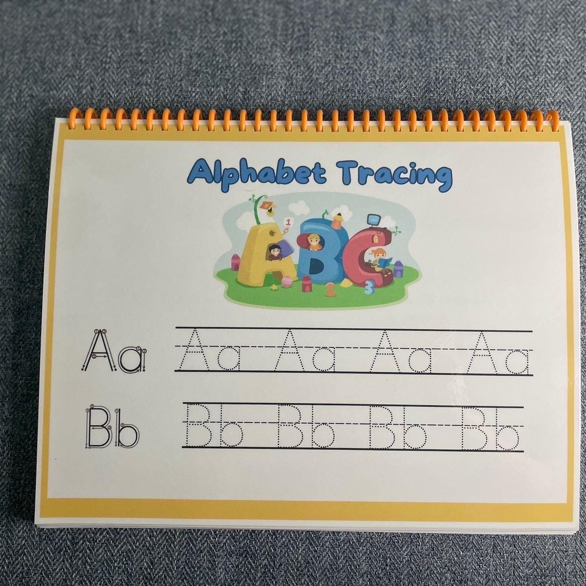 Kindergarten Workbook With Alphabet Tracing, Uppercase and Lowercase ...