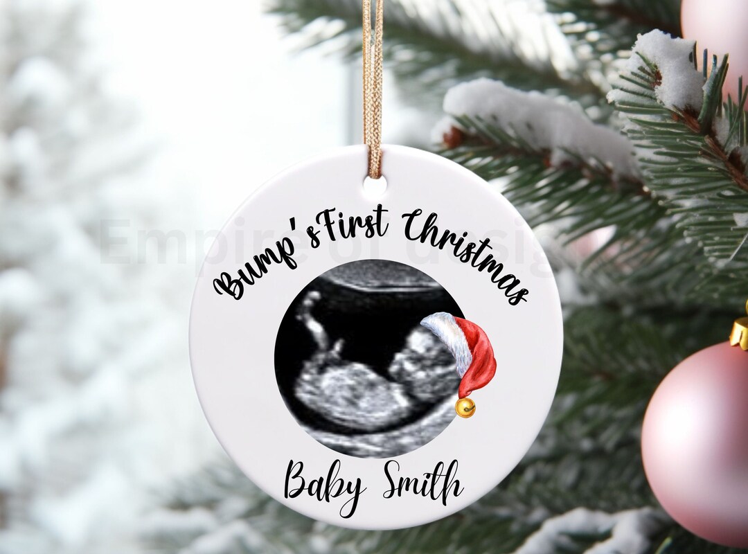 Personalised Bumps First Christmas Christmas Bauble Tree - Etsy UK