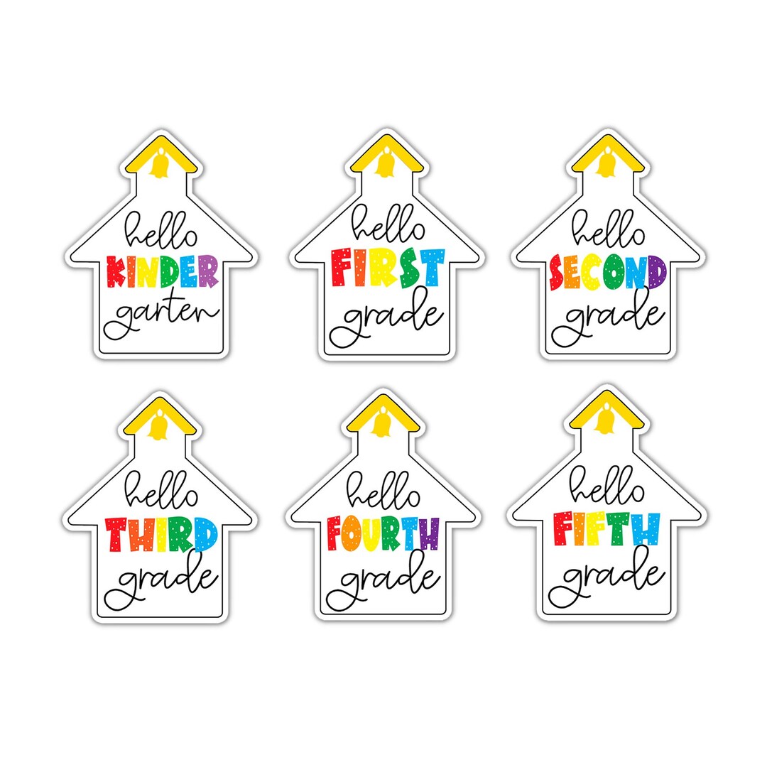 Back to School, Kindergarten, First Grade, Second Grade, Third Grade ...