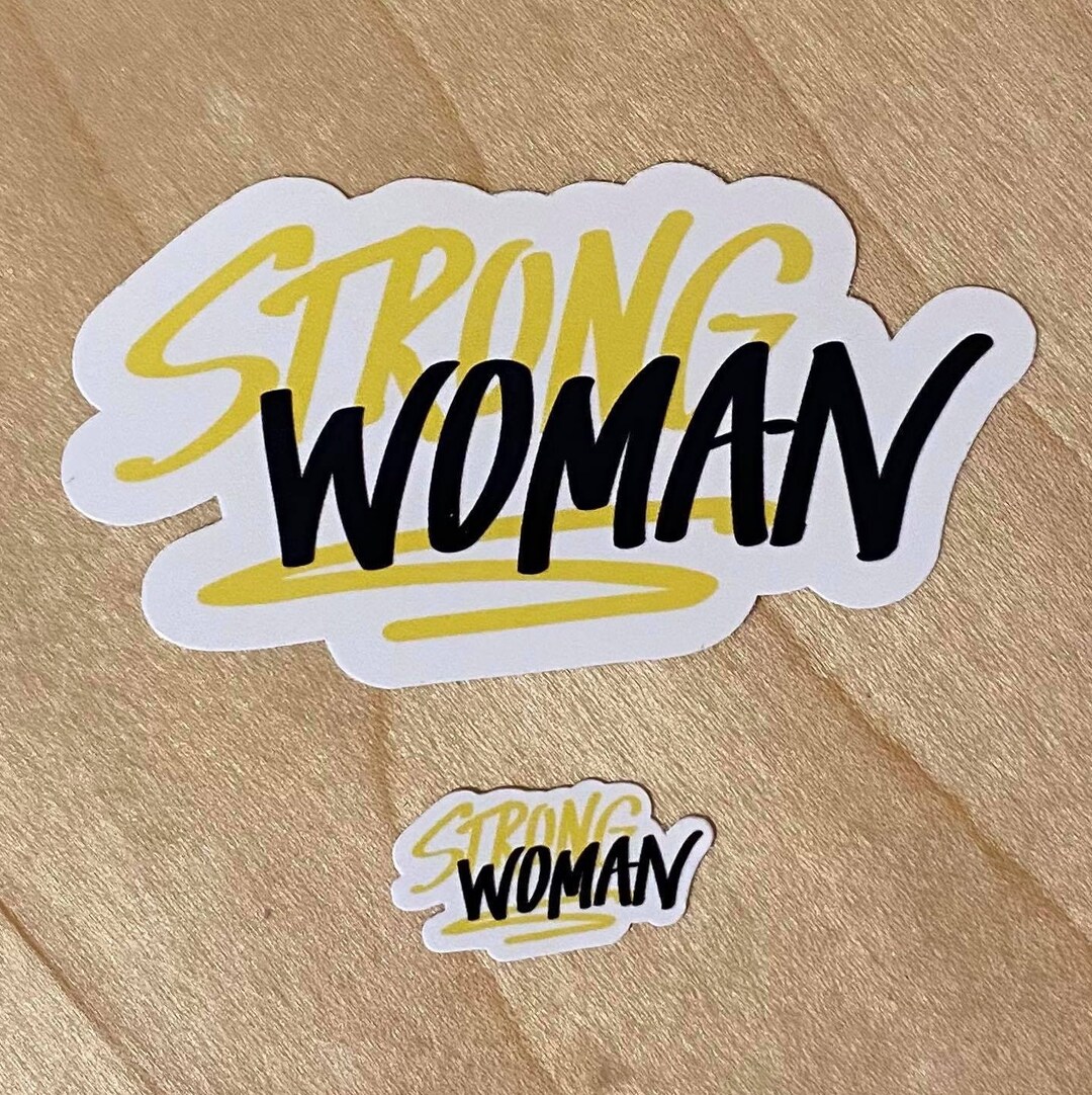 Strong Woman, Sticker, Vinyl, Decal, Waterproof, Weatherproof, Stickers ...