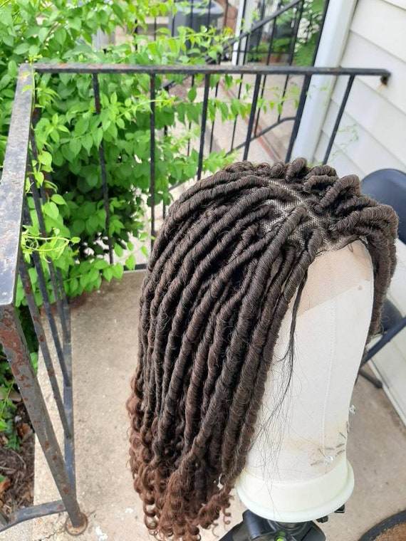 Braided Wig Faux Locks Wig Soft Locs Wig Crochet Wig - Etsy