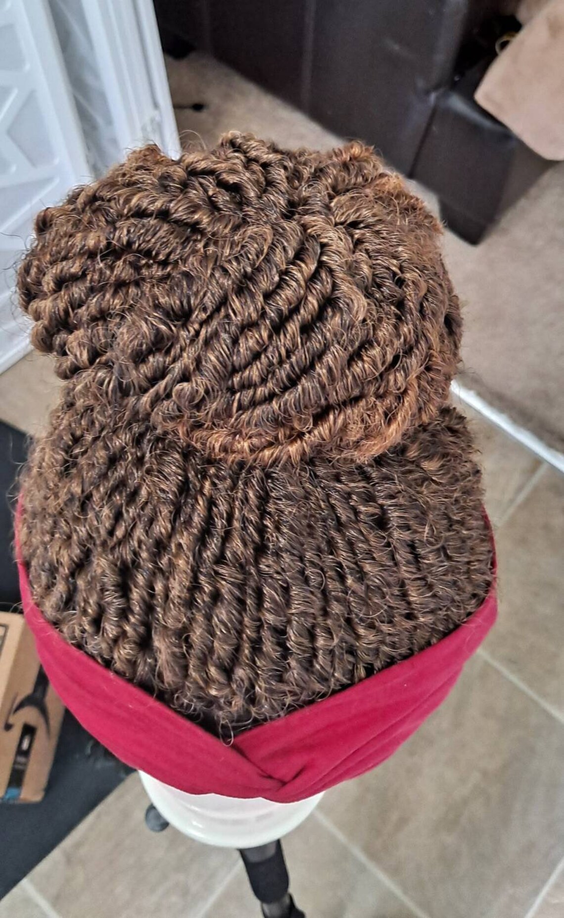 Faux Locs Updo Headband Wig Nu Locs Head Band Wig Head Band - Etsy