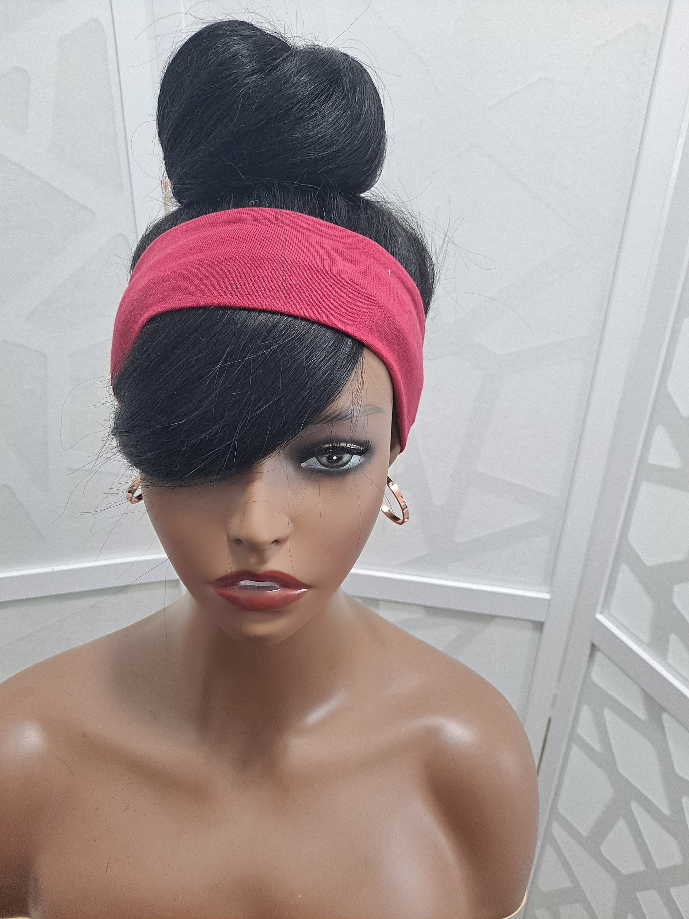 Side or Centre Swoop Updo or Pony Tail Wig - Etsy