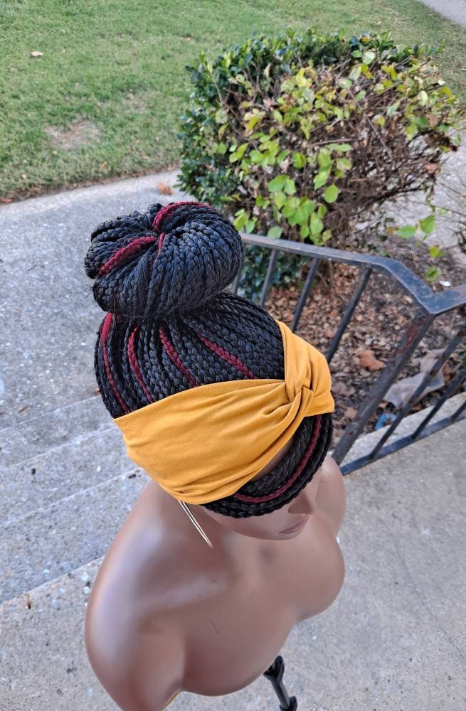 Braided Bun Updo Headband Wig - Etsy