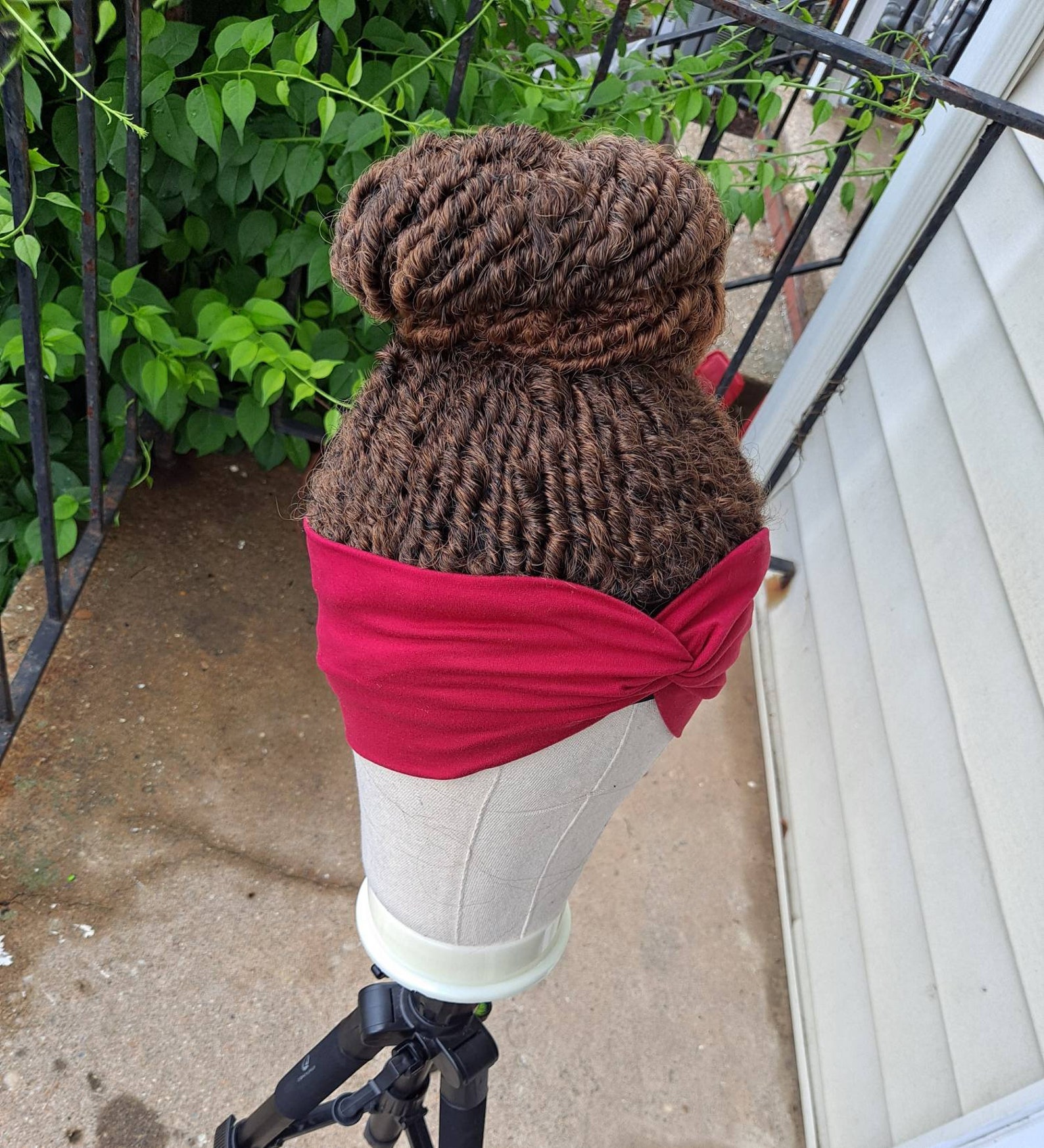 Faux Locs Updo Headband Wig Nu Locs Head Band Wig Head Band - Etsy