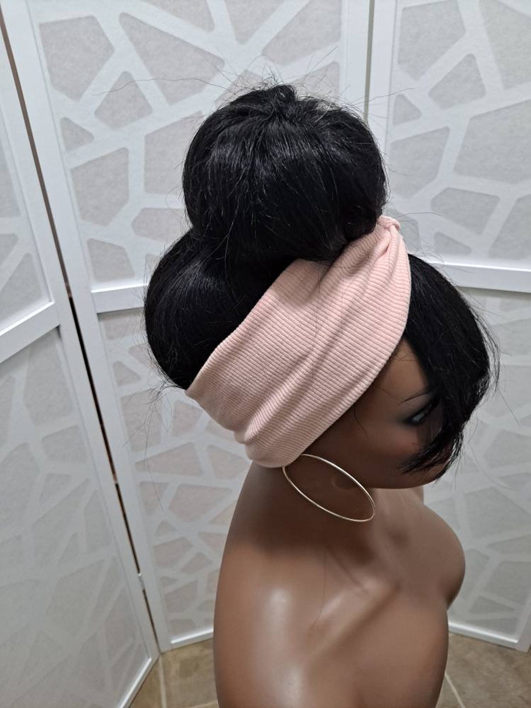 New and Improved Ponytail Head Band Wig, Updo Headband Wig With Bangs. Alopecia Wigs, Hair Loss ...