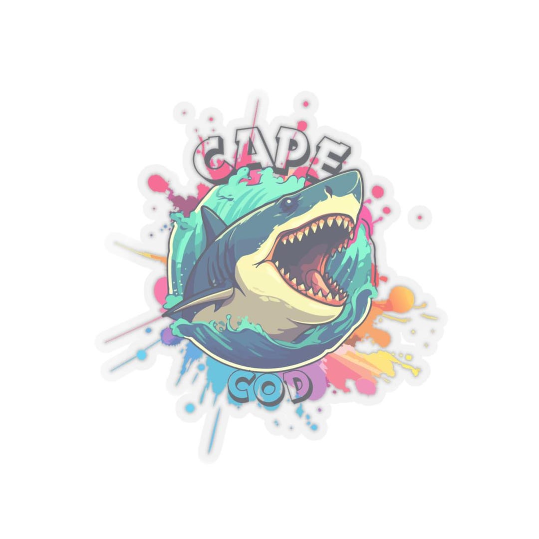 Shark Stickers, Cape Cod Vibes Kiss-cut Stickers, Ocean Lover Decals ...